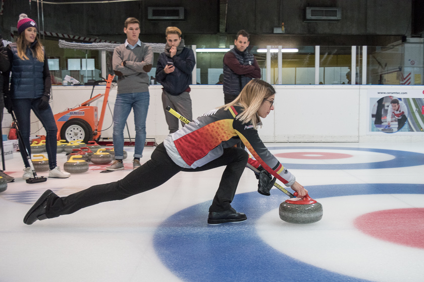 Curling Kurs mit der deutschen Nationalmannschaft